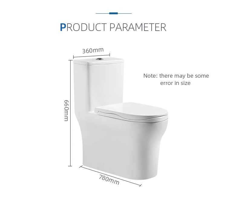 Modern Washroom WC - Easy Clean, Self-Clean One Piece