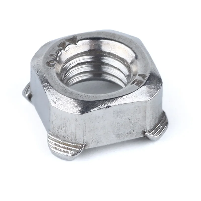 M4 M6 M8 M10 Square Weld Nut Steel Metric Square Hex Nuts Tee Type ...
