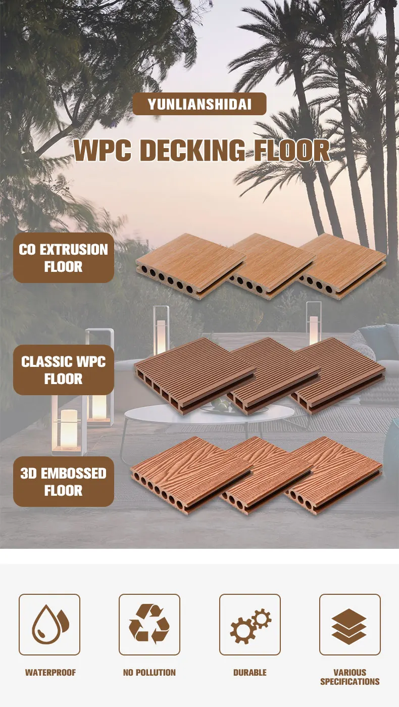 Ultrahard Surface WPC Decking - Durable Outdoor Flooring