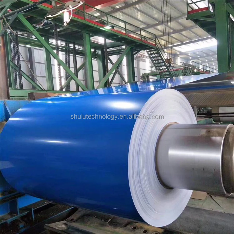 Double Coated Color Painted Metal Roll Paint Galvanized Zinc Coating ...