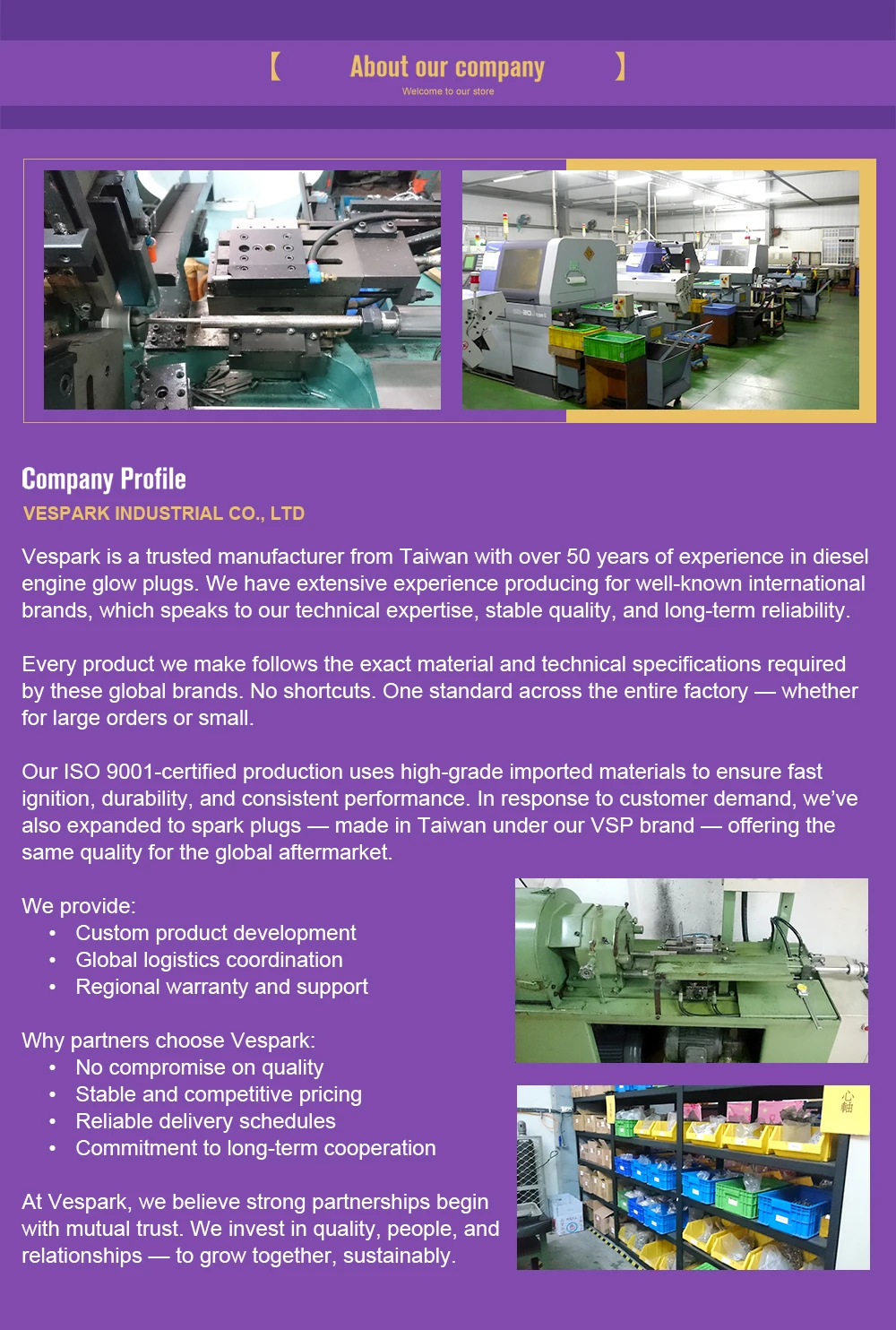 New VESPARK INDUSTRIAL Hiace Glow Plug 2KD (Nickel) for Chevrolet ...