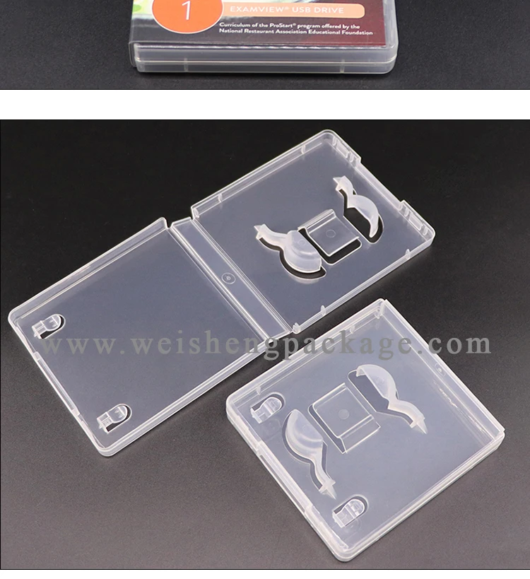 Swivel Usb Key Case Packaging Storage Plastic Pp Memory Card Box Usb ...