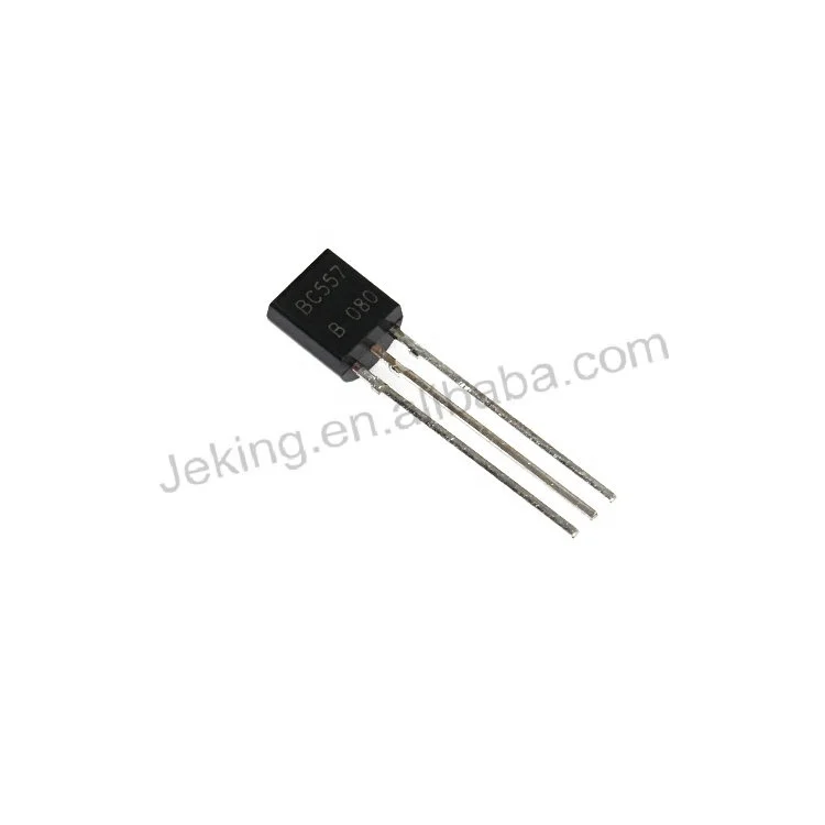Jeking IC Chip Bipolar Junction Transistor BJT TO-92 45V 100mA PNP BC557B| Alibaba.com