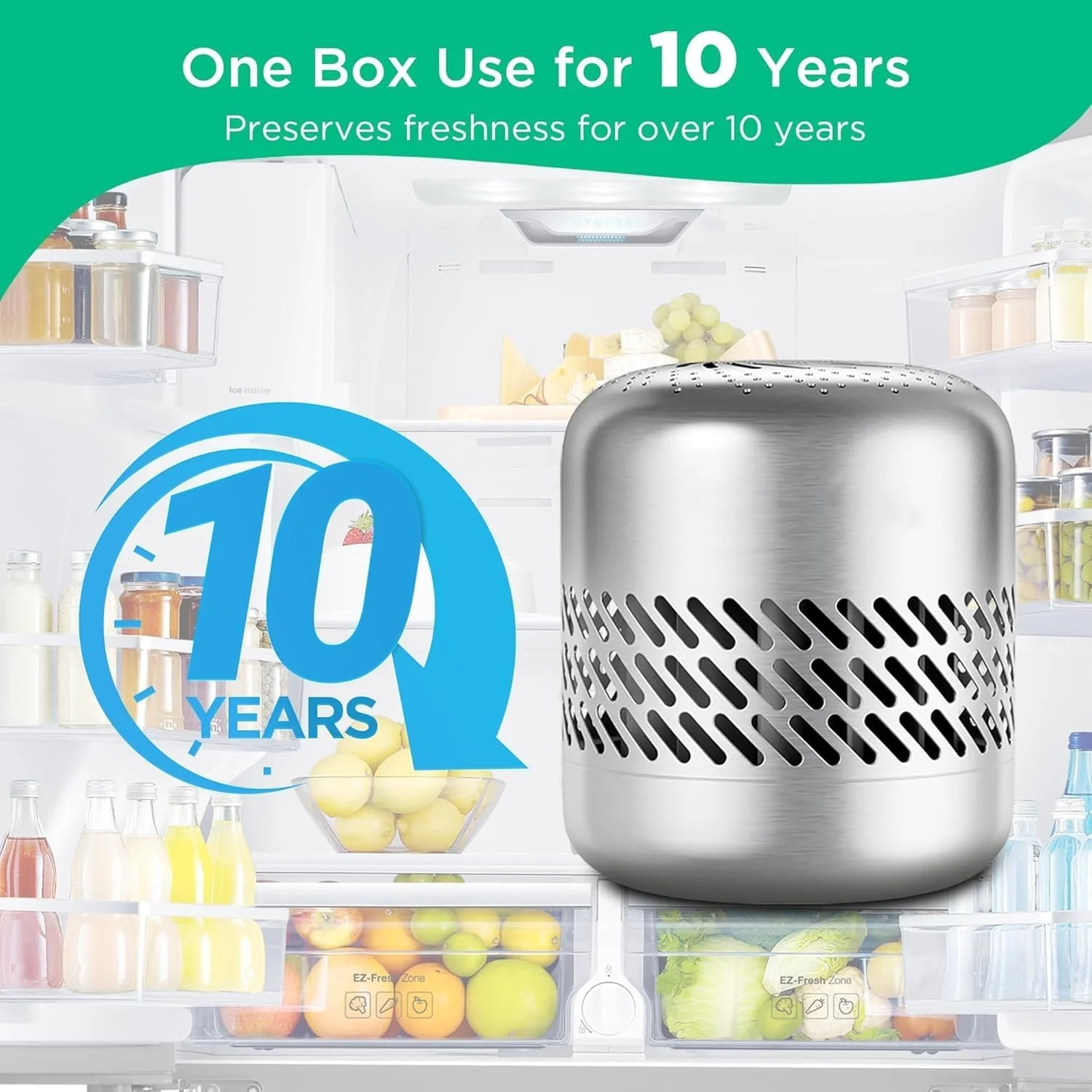 Long-lasting Refrigerator Deodorizer for Odor Remove: Fridge Deodorizer ...