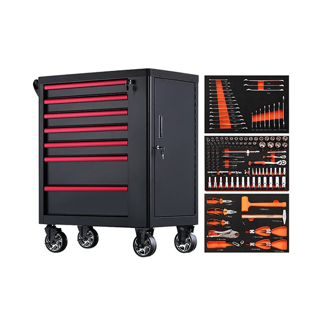Metal Tool Trolley - Durable Storage for Workshop Tools