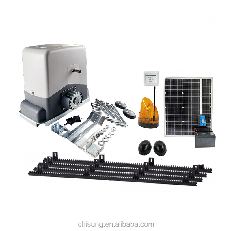 150w Electric Dc24v Motor 800kg Sliding Gate Opener Automatic Complete ...