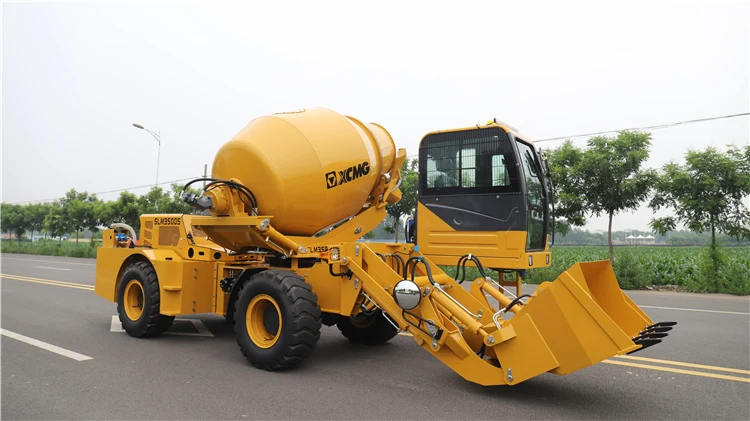 XCMG Official SLM3500S Mini Truck Concrete Mixer 3 Cubic Meter Self ...