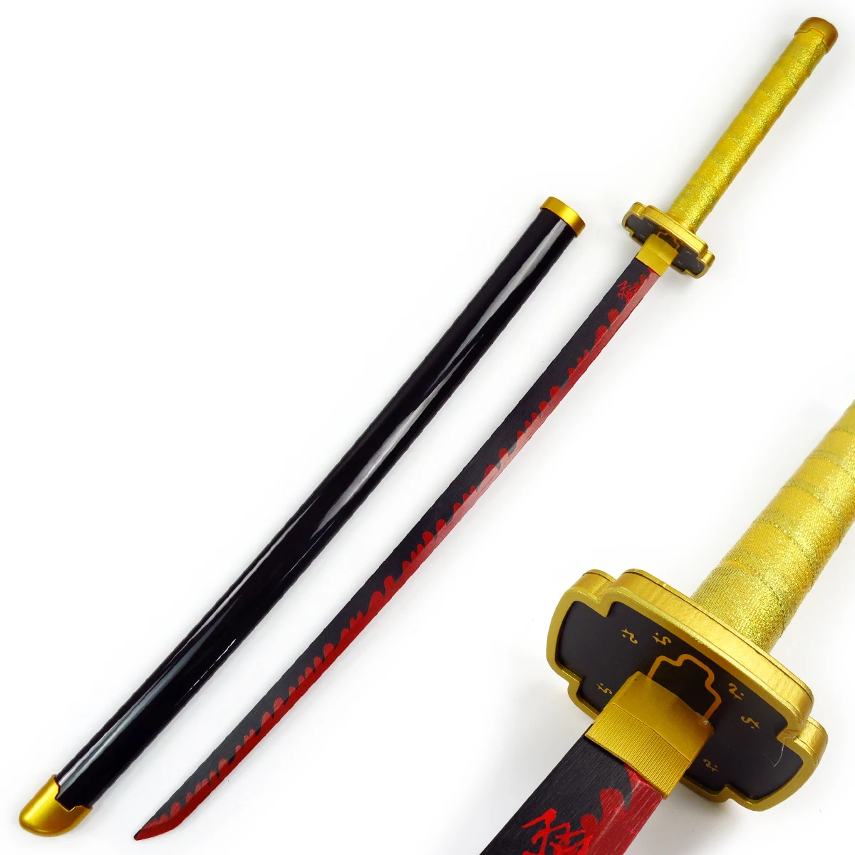 Popular Anime Demon Slayer Toy Sword Bamboo Japan Cosplay Swords for ...