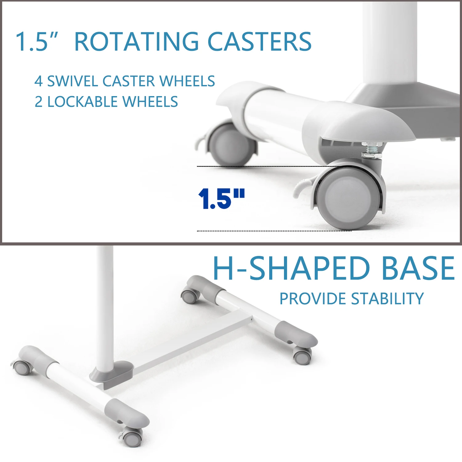 High Quality Adjustable Height Lifting Laptop Desk on Bedside Pneumatic ...
