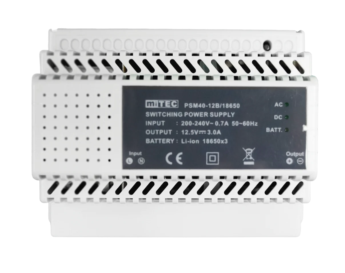 Mitec 2023 New Tech Built-in Lithium Battery Switching Power Supply Din ...