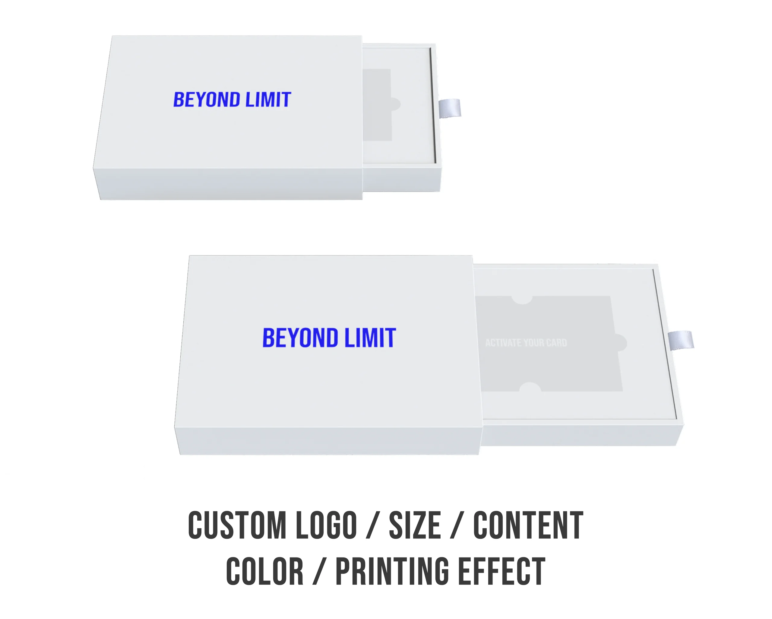 Custom Logo Luxury Gift Vip Credit Card Packaging Box