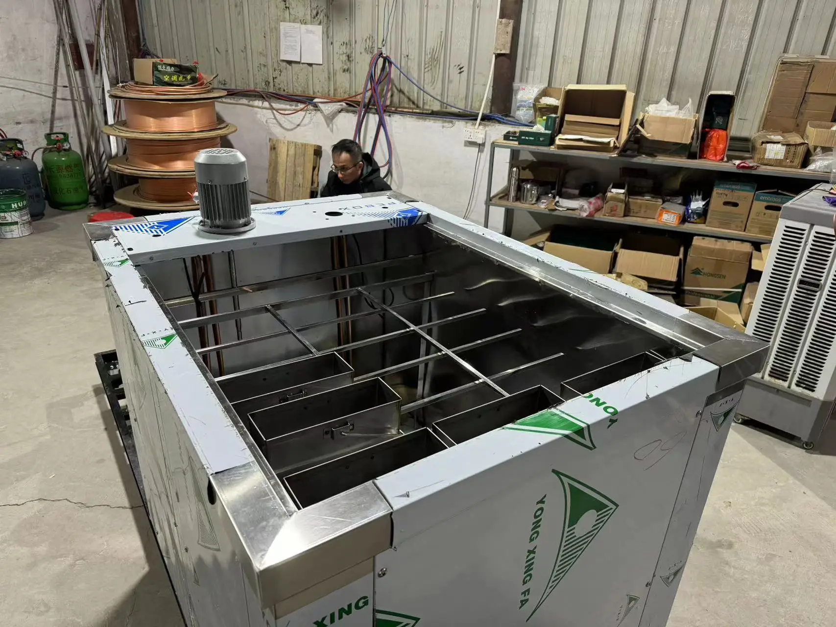 Industrial Mayjessie 500kg Per Day Industrial Ice Block Machine Salt ...