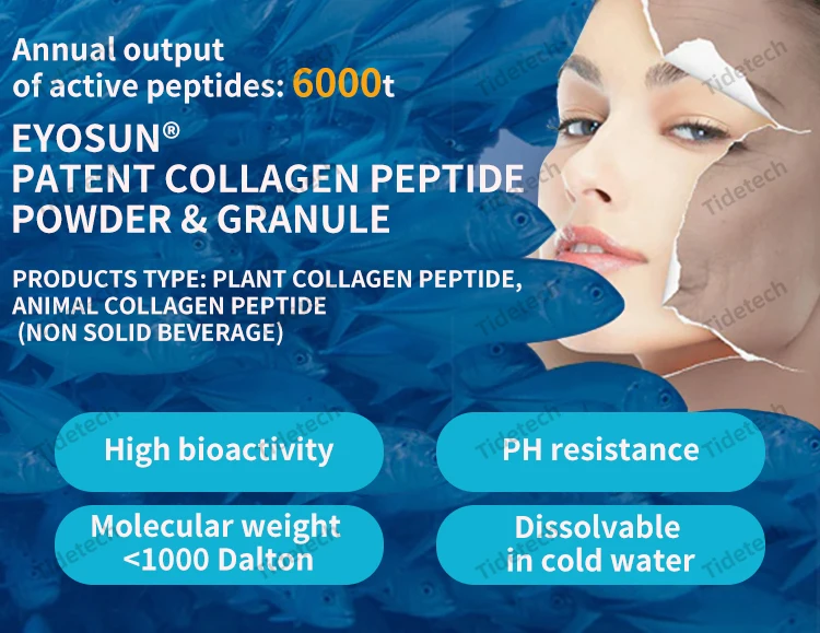 Tilapia Fish Skin Collagen Hydrolyzed Proteins Original Collagen ...