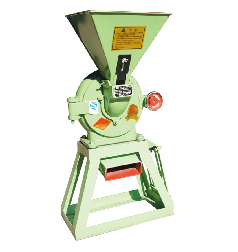 Small Capacity Diesel Engine Corn Maize Grain Milling Disk Mill ...