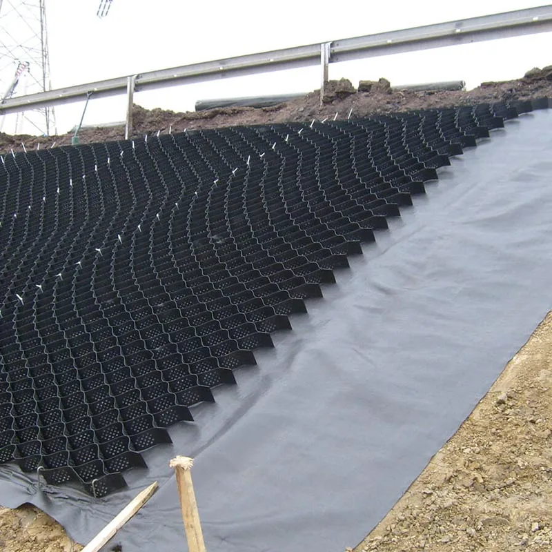 HDPE Geocell Gravel Grid for Soil Stabilization & Retaining Walls
