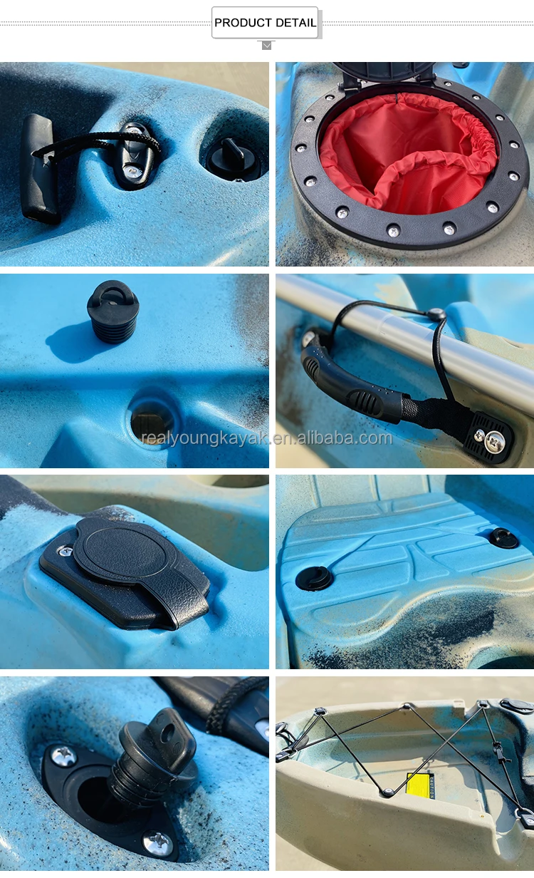 Hard Shell Recreational Tandem Kayak,2 Or 3 Person Sit On Top Kayak ...