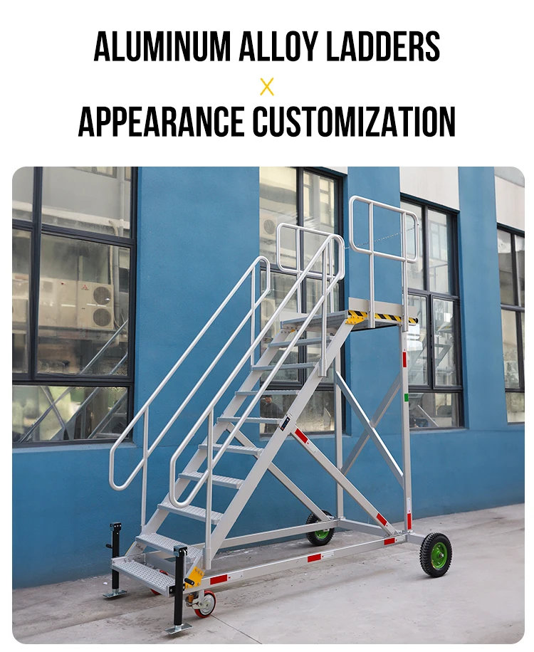 Factory Price Popular Ladder Aluminum Work Platform Ladder Safety High ...