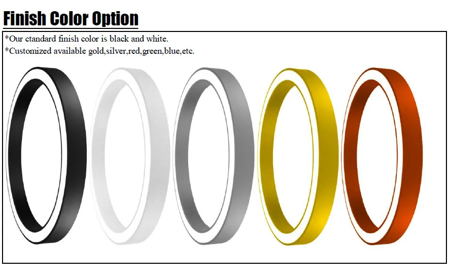 Modern Round Circle Ring LED Chandelier for Indoor Lighting