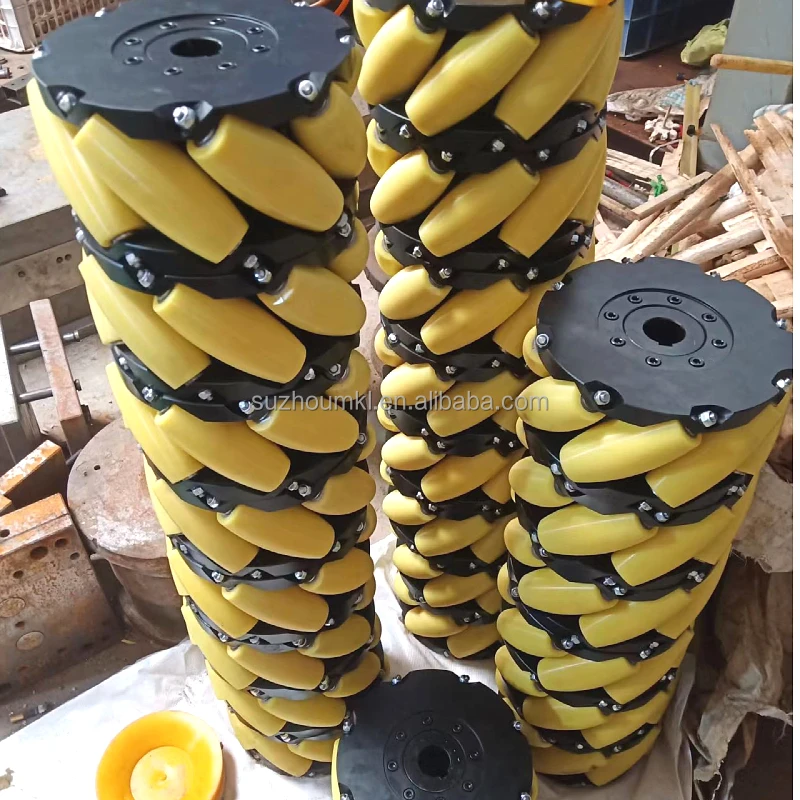 Agv Industrial Mecanum Wheel For Robot Used On Forklift 14 Inch Heavy ...