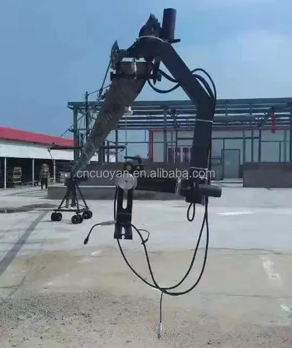 Jimmy Jib Motorized L Shape Pan Tilt Roll Dutch Head Camera