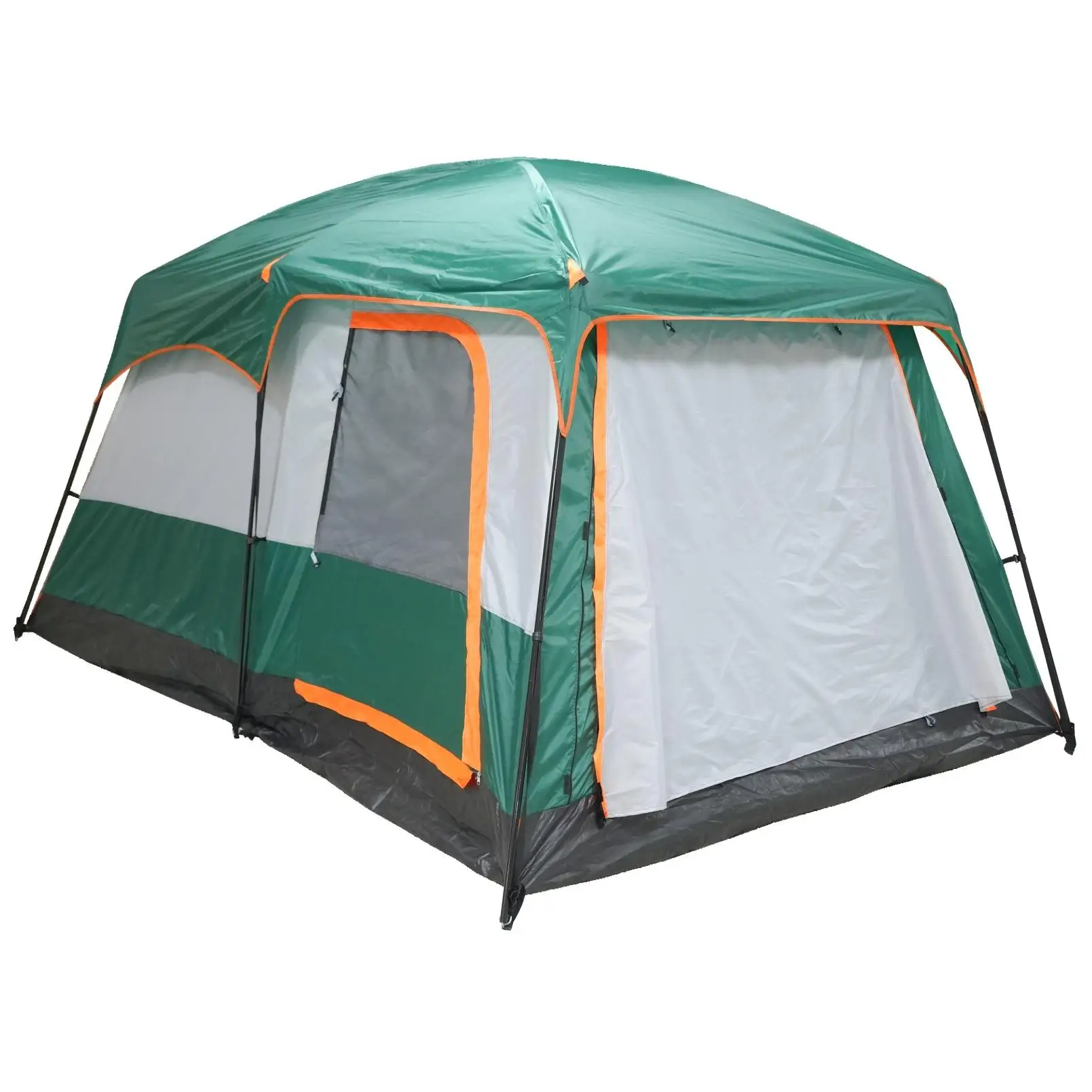 6-8 Person Two-Bedroom Camping Tent with Living Room-Perfect for Family ...