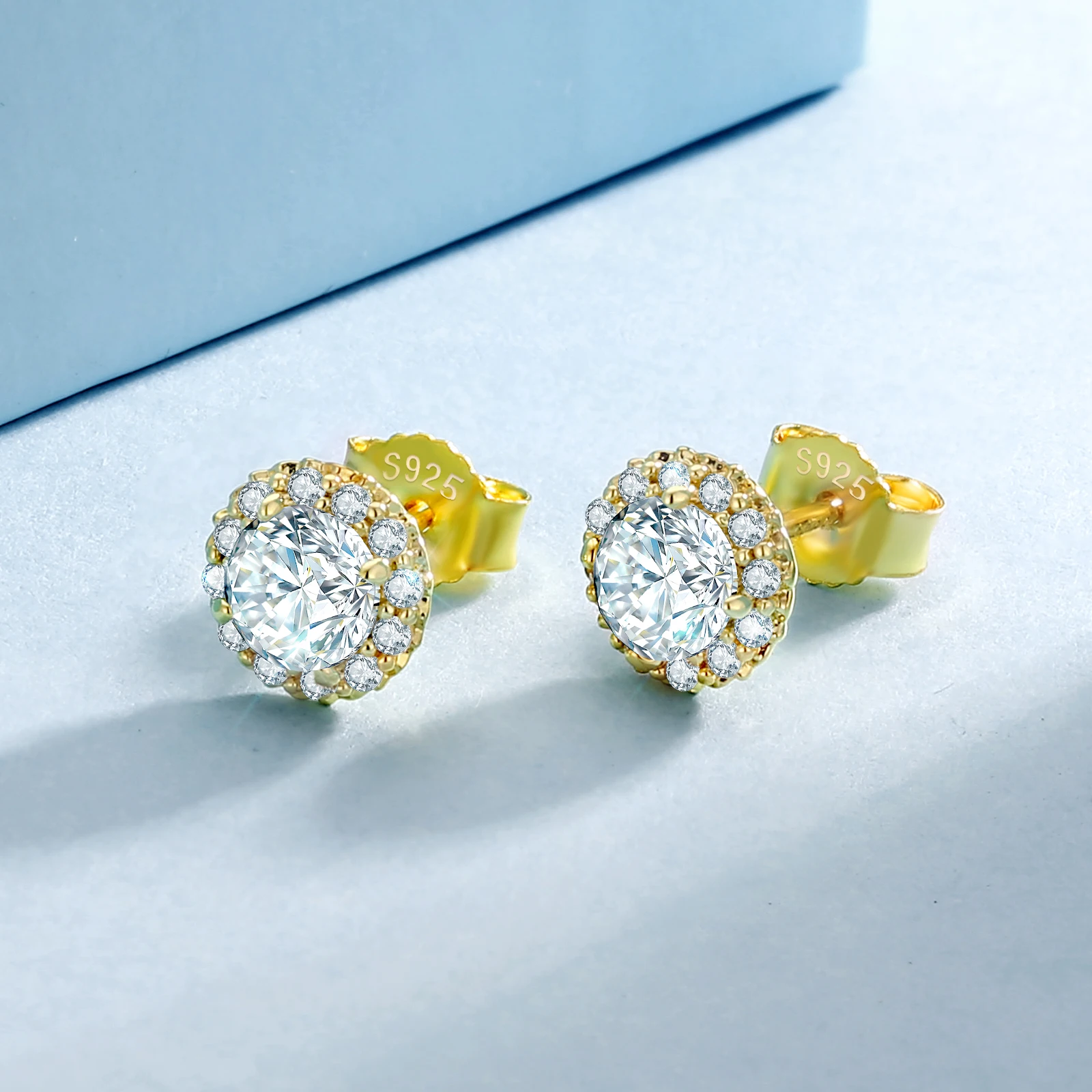 Customized Designer Earrings Women Vvs1 Moissanite Earrings Gra Certificate Jewelry 925 Sterling ...