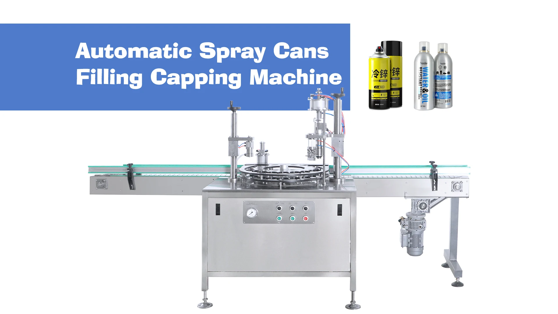 Zonesun Zs-qw1600 Automatic Aluminium Tin Aerosol Spray Paint Metal Can ...