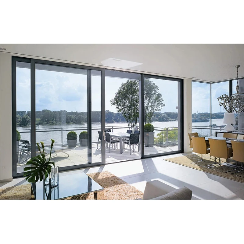 Ikealuminum 2023 synchronized sliding door system triple sliding glass ...