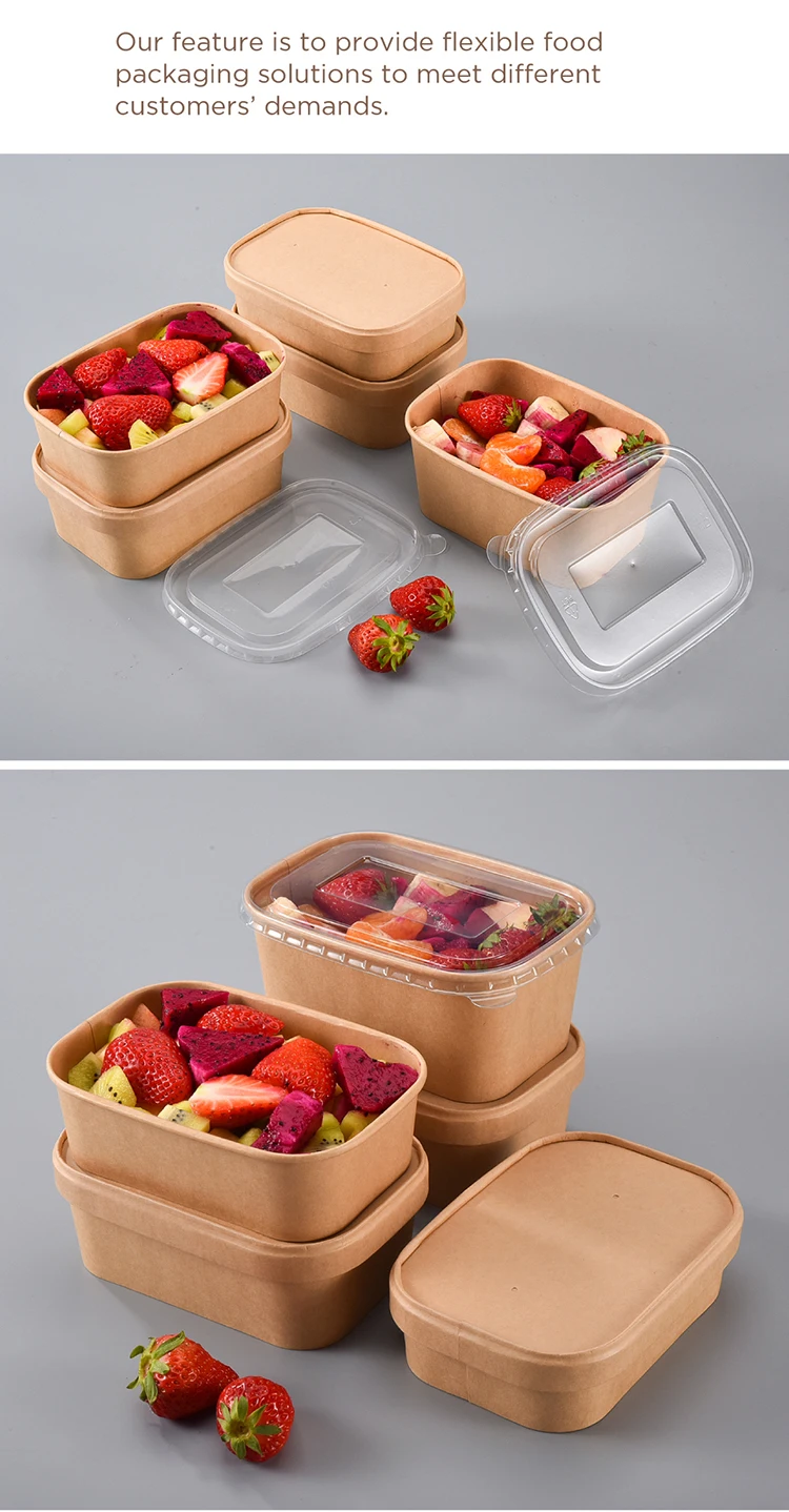 Custom Takeaway Food Packing Containers - Eco-friendly