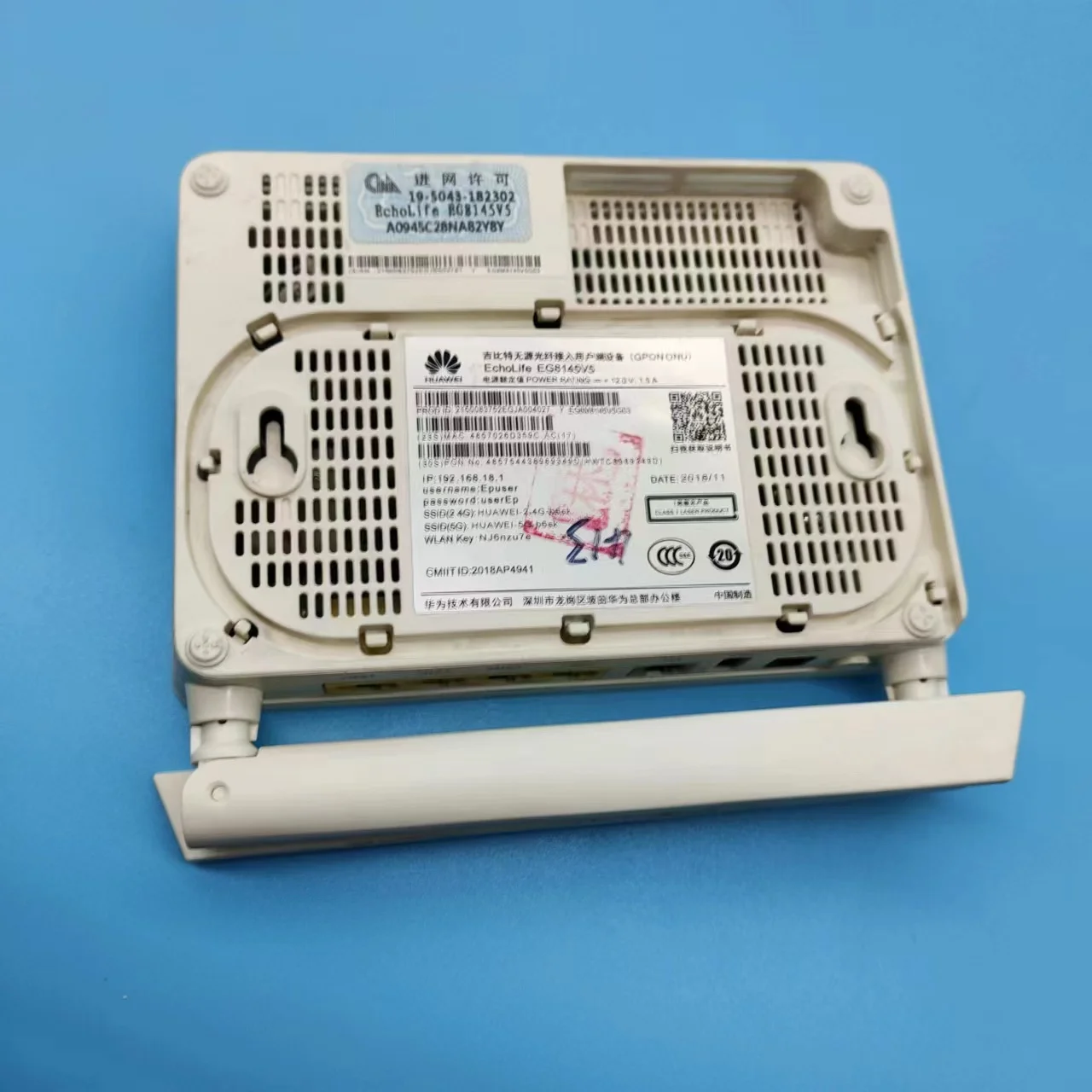 Dual Band Hg8145v5 Same As Eg8145v5 Ont Dual Band 4ge Onu 4ge+wifi ...