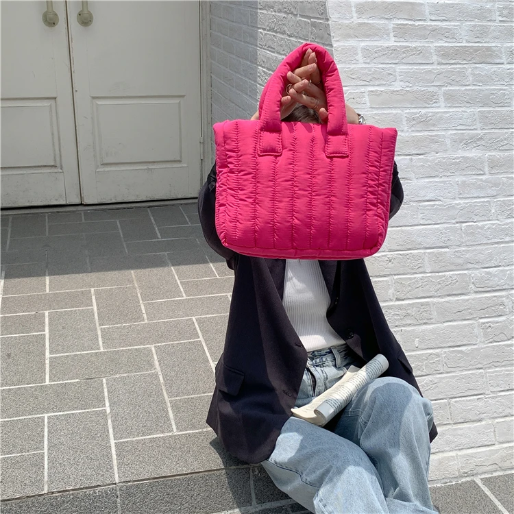 Custom Luxury Stripe Wadding Designer Tote Bag Fashion Handbags