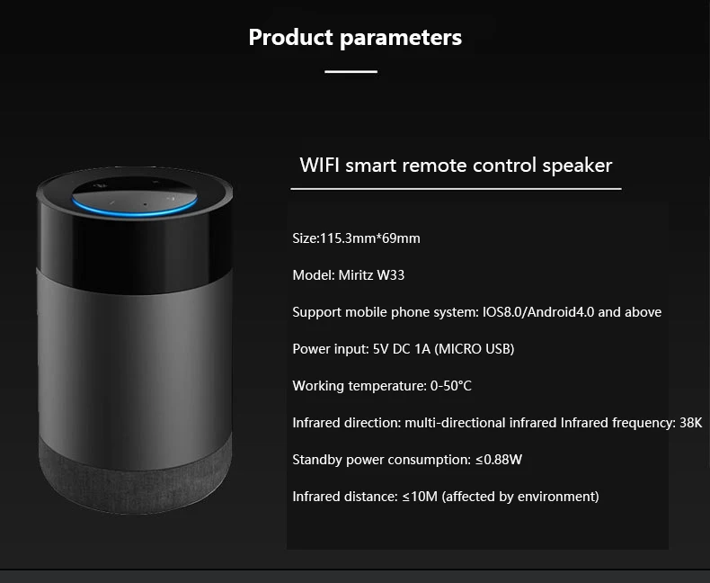 Tuya Smart Speaker - Mini, Portable, and Voice-controlled