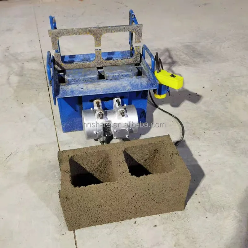 Manual Interlocking Concrete Block Molds - High Productivity