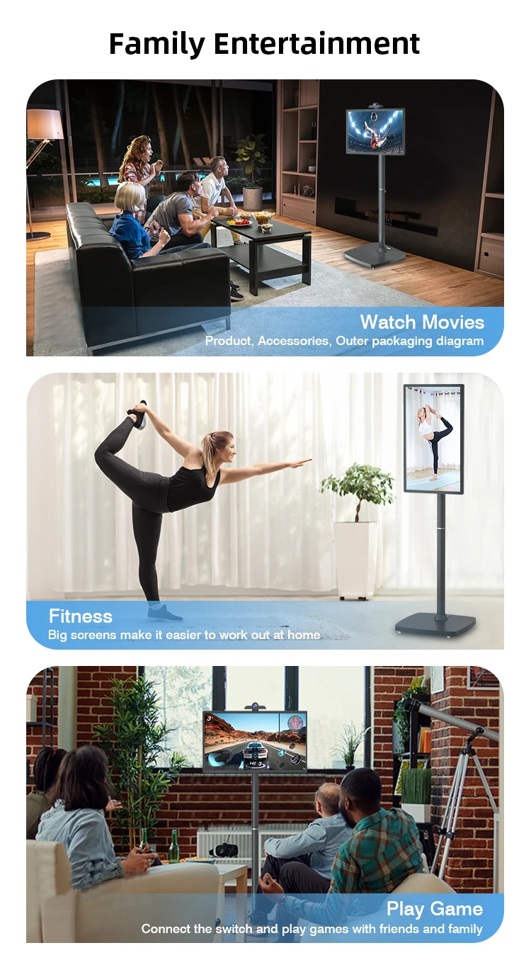 4k Uhd Smart Tv Television 22inch 24inch 27 Inch 32inch Touch Screen ...