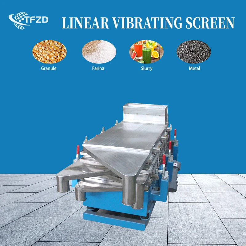 Crushed Stone Classification Vibrating Screen Separator Linear Vibrating Screen Machine - Buy ...