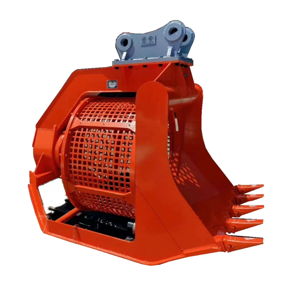 Customizable 4-36 Tons Excavator Attachments: Digging Bucket,Screening ...