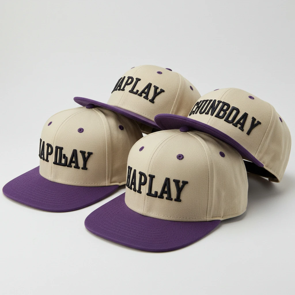 High Quality Custom 6 Panel Gorras Custom 100% Cotton Flat Bill Hip-hop ...