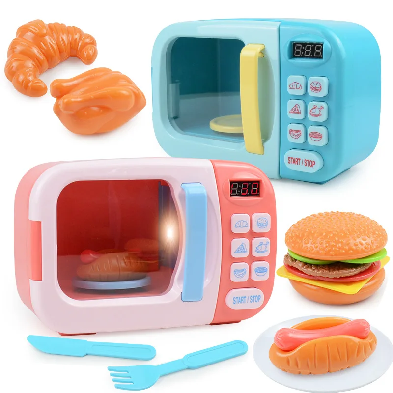 Hot Sale Children's Pretend Kitchen Toys Simulate Appliance Microwave ...