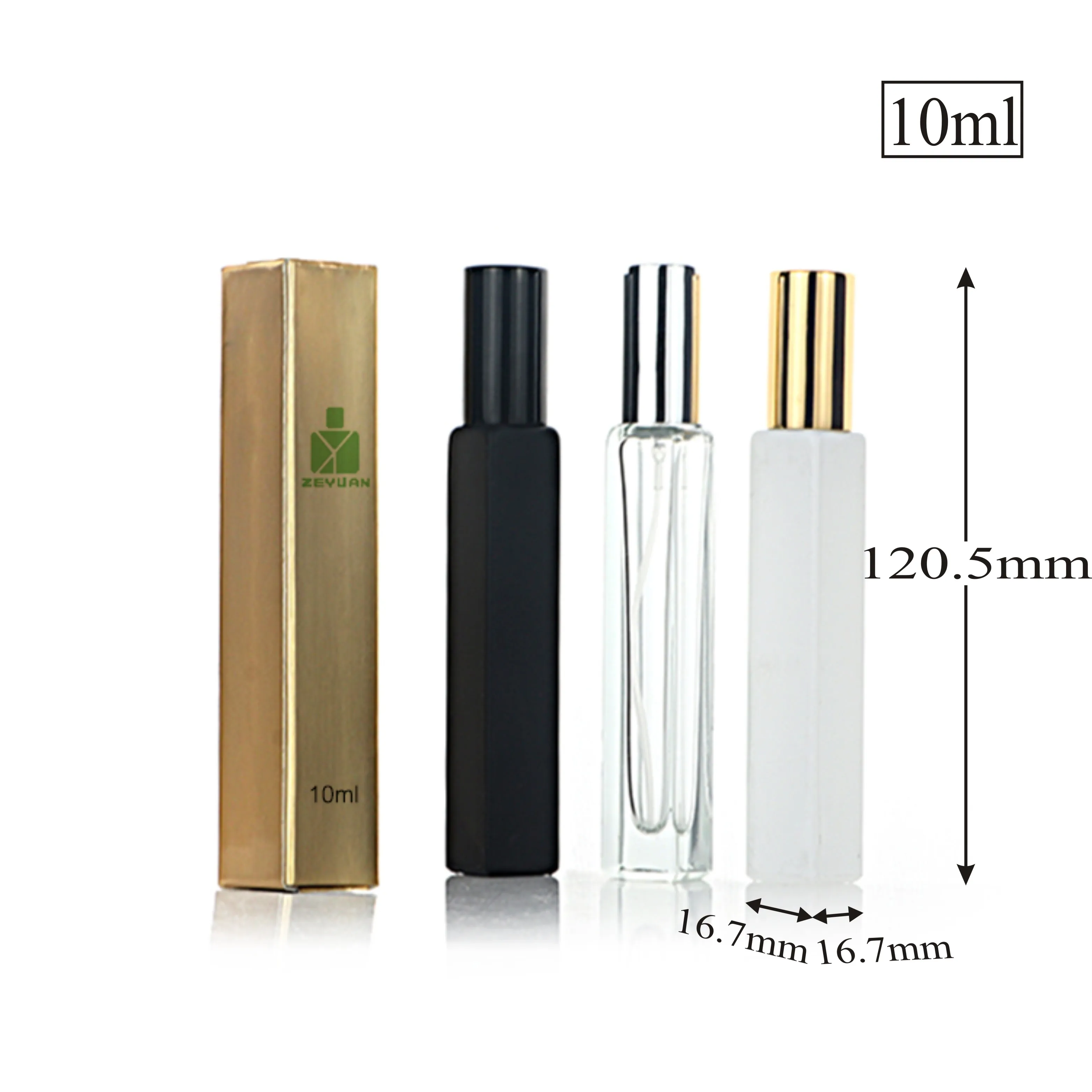 Wholesale 10ml Mini Perfume Bottles - Classic & Transparent