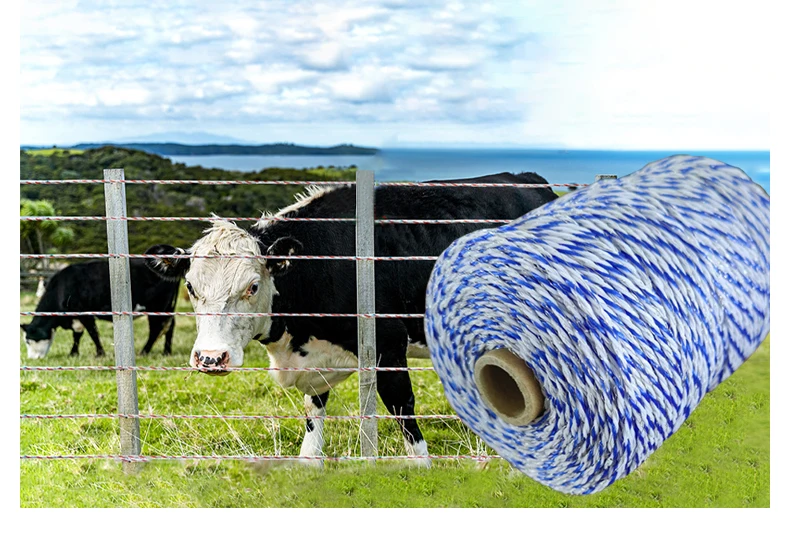 Portable Electric Fence Line 500m Livestock Breeding Fence Farm Wire ...