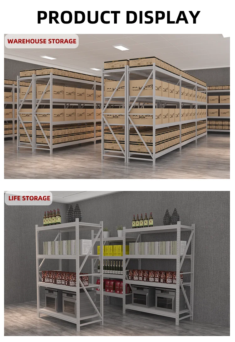 Light Duty Steel Warehouse Rack Units - 100-200kg/level