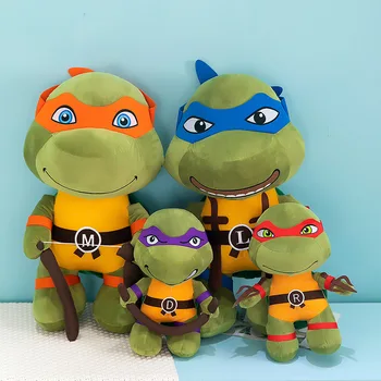 Classic Anime Character Ninja Turtle Plush Dolls Cute Cartoon Turtle ...