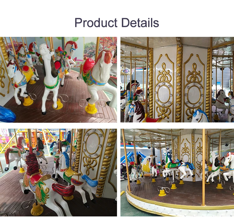 Amusement Park Carousel/ Outdoor Playground Carousel Rides For Sale ...