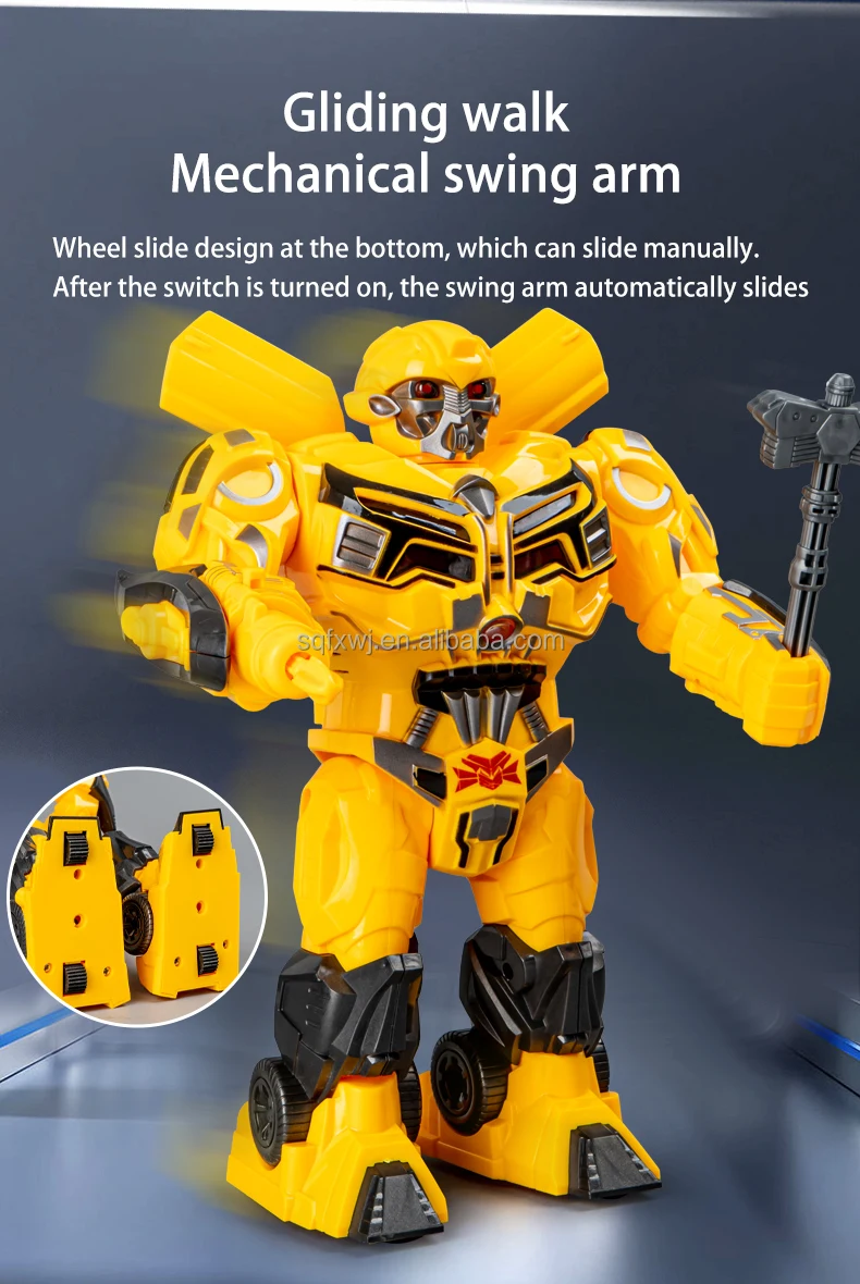 Funny Electric Walking Toy Robots - Acousto-Optic Fun