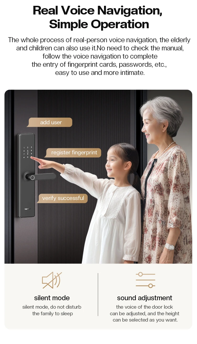Indoor Electronic Touch Screen Smart Lock - Secure & Convenient