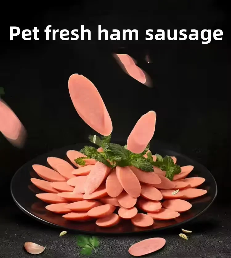 High Quality Natural Chicken Beef Ham Sausage Pet Snacks Factory Direct ...