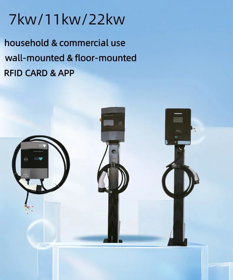 32a 1phase Evse Wallbox Ev Charger 7kw 11kw 22kw Electric Car Charger Ac Charging Ev Charger ...