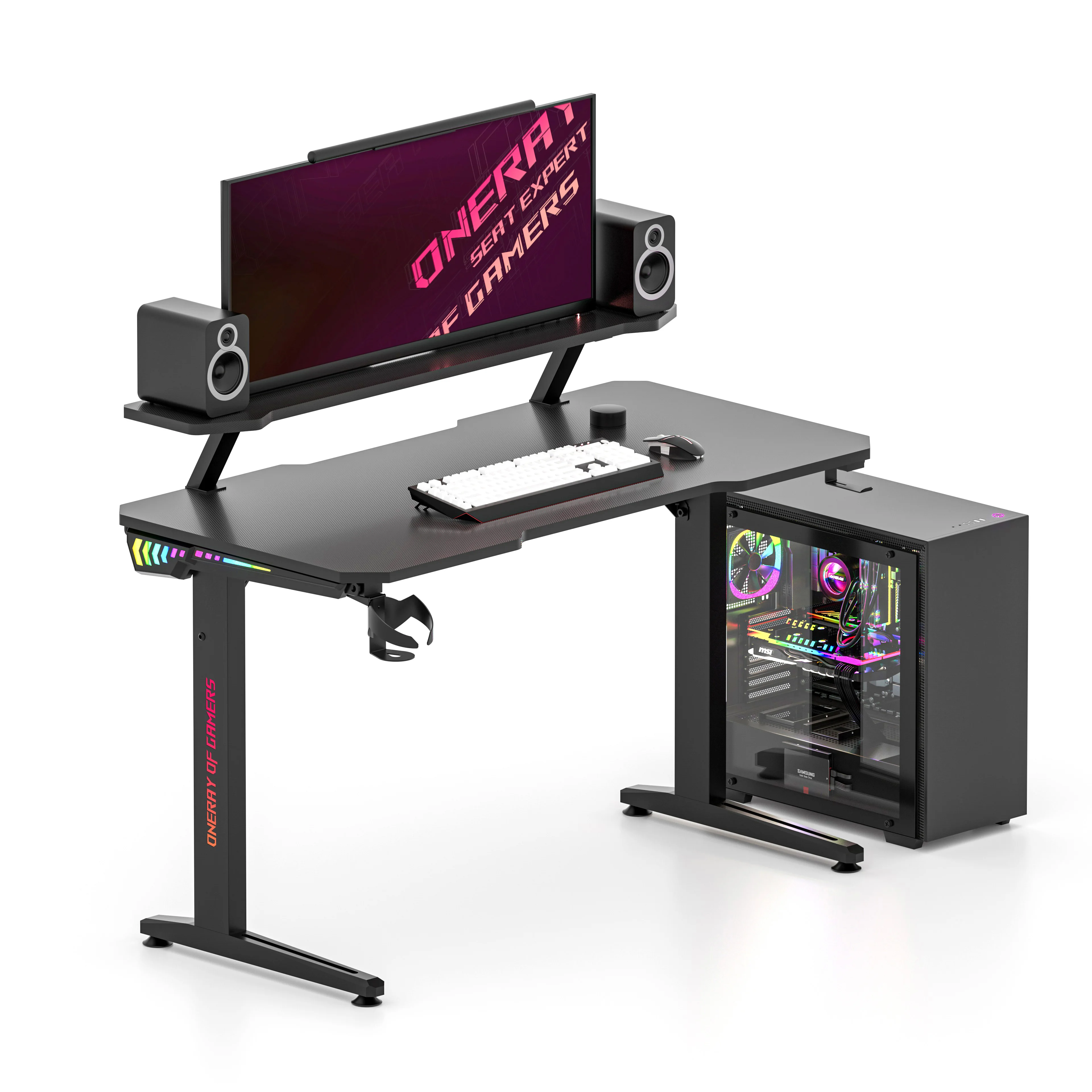 JOHOOFURNITURE Foshan Factoryl Esport Gaming Desk Computer Game Hotsell ...