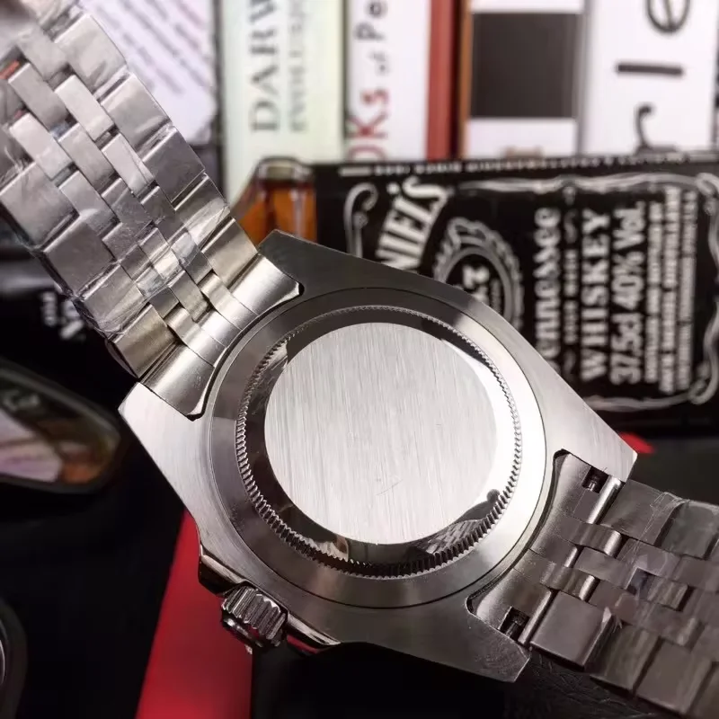 Customized 40 mm GMT Automatic Men Watch Ceramic Bezel Sapphire Crystal ...