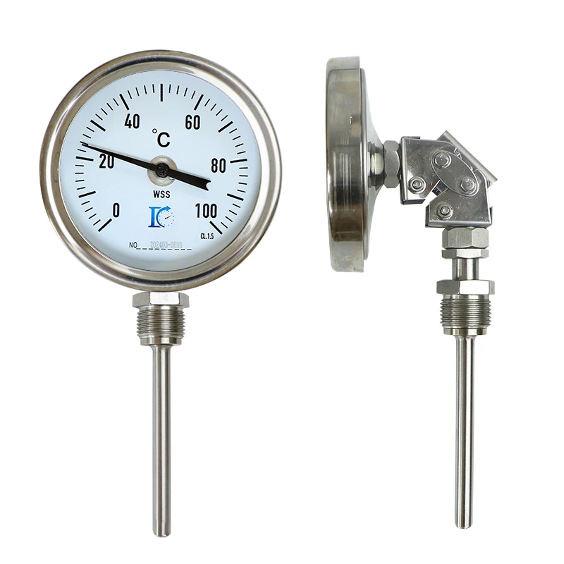 All Stainless Steel Universal Rotating Bimetal Thermometer - Buy 1 ...